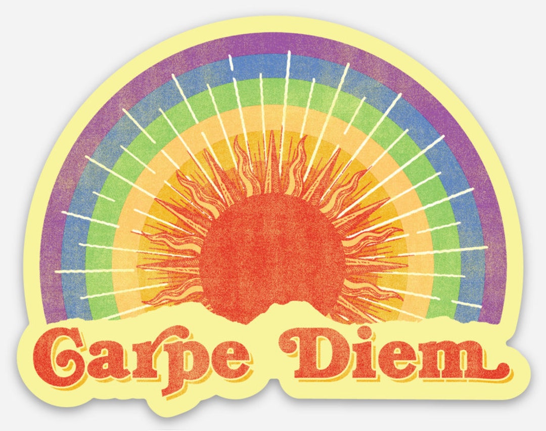 Carpe Diem Sticker - Etsy