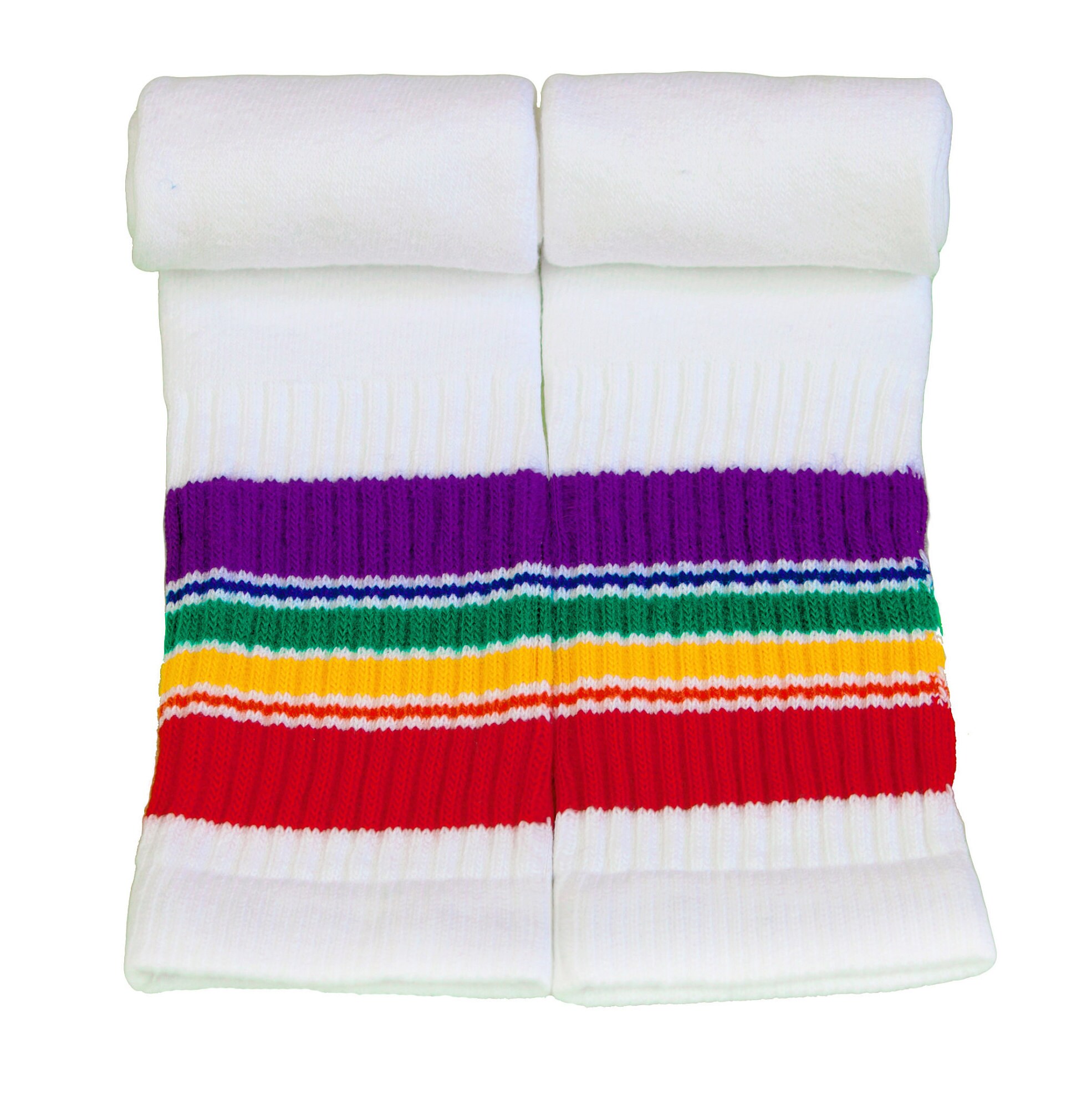 Adult Under the Knee Retro Tube Socks Rainbow Tube Socks | Etsy