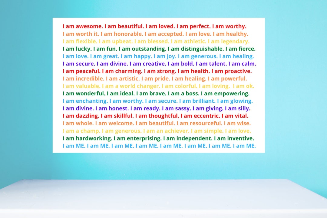 Empowering I AM Statements to Start Your Day - Etsy