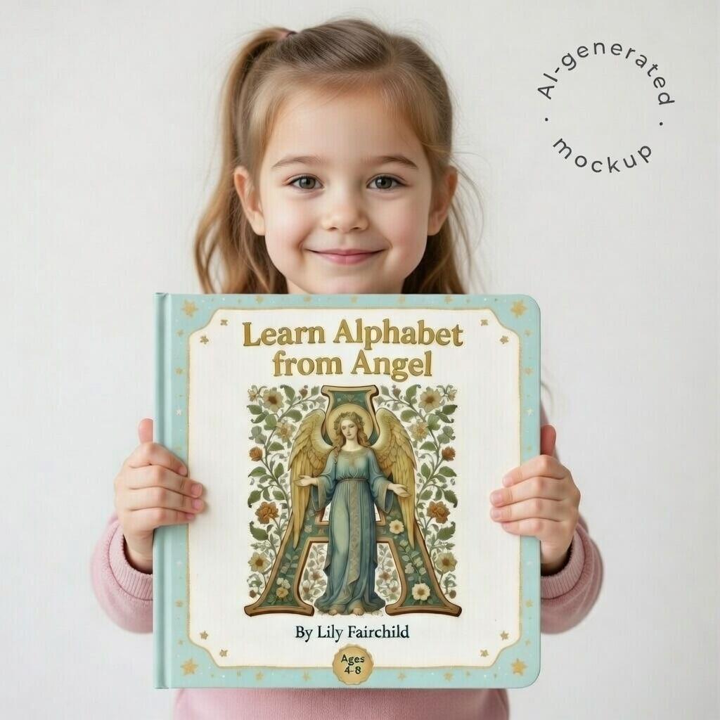 Pre-raphaelites Angel Alphabet | Transparent PNG | Medieval Illuminated ...