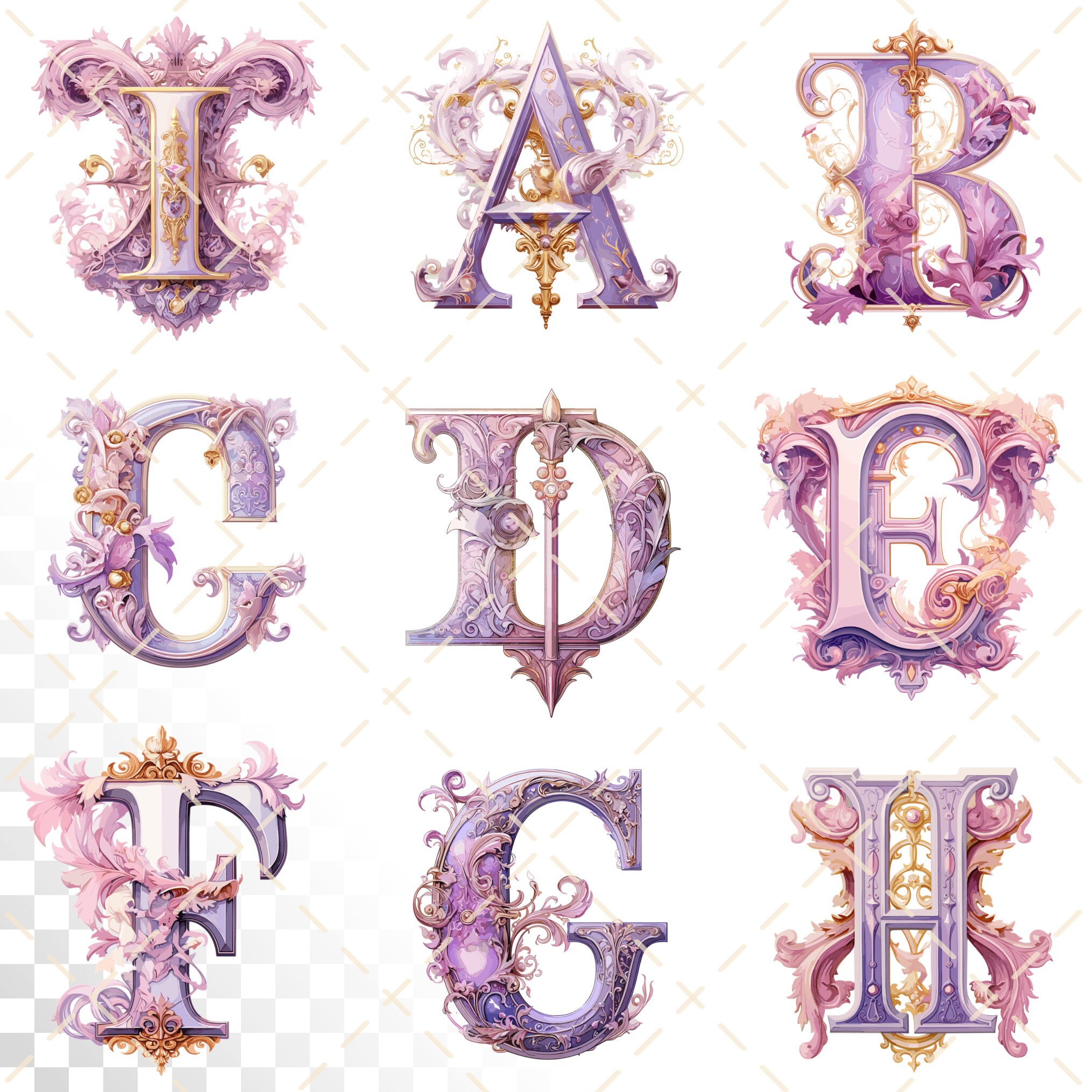 Goddess Athena Alphabet Transparent PNG SVG Illuminated Manuscript ...
