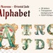 Oriental Jade Alphabet Transparent PNG SVG Illuminated Letters Art ...