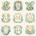 Rococo Easter Alphabet Bundle Transparent PNG Download Watercolor ...