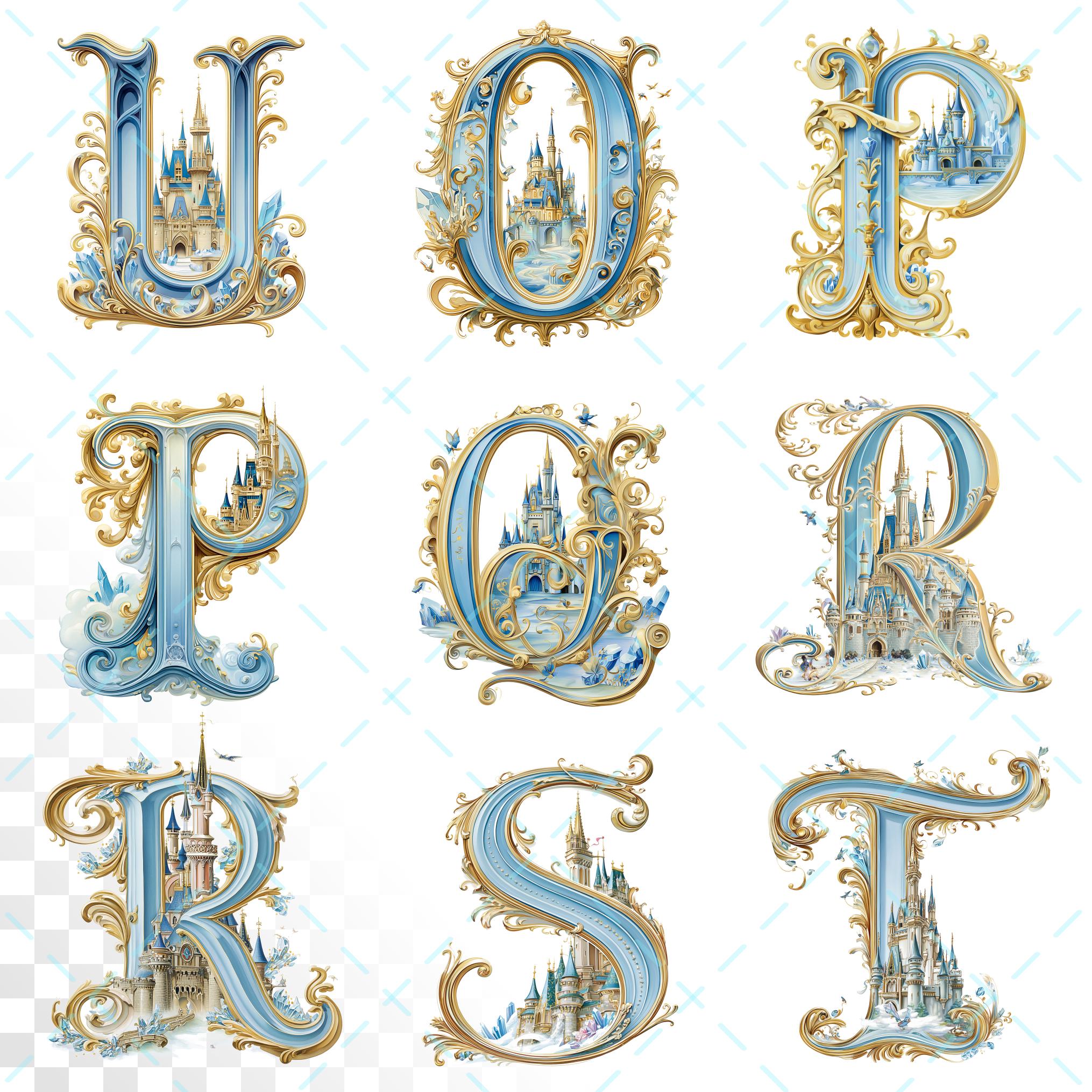 Cinderella Fairy Tale Alphabet | DIY Children’s Book | Transparent PNG ...