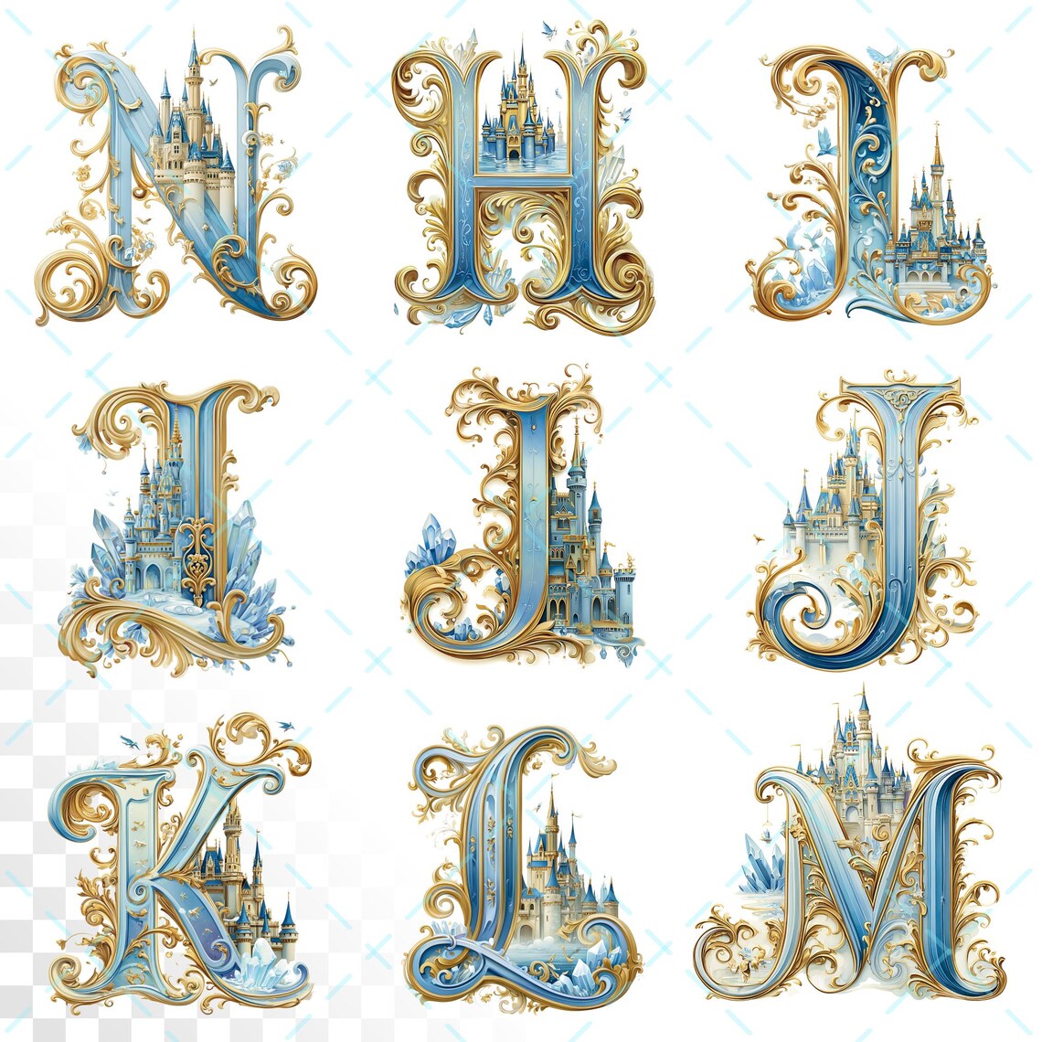 Cinderella Fairy Tale Alphabet | DIY Children’s Book | Transparent PNG ...