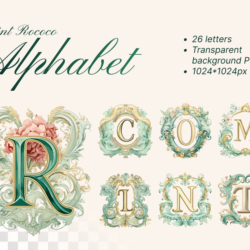 Monogram Letters - Etsy