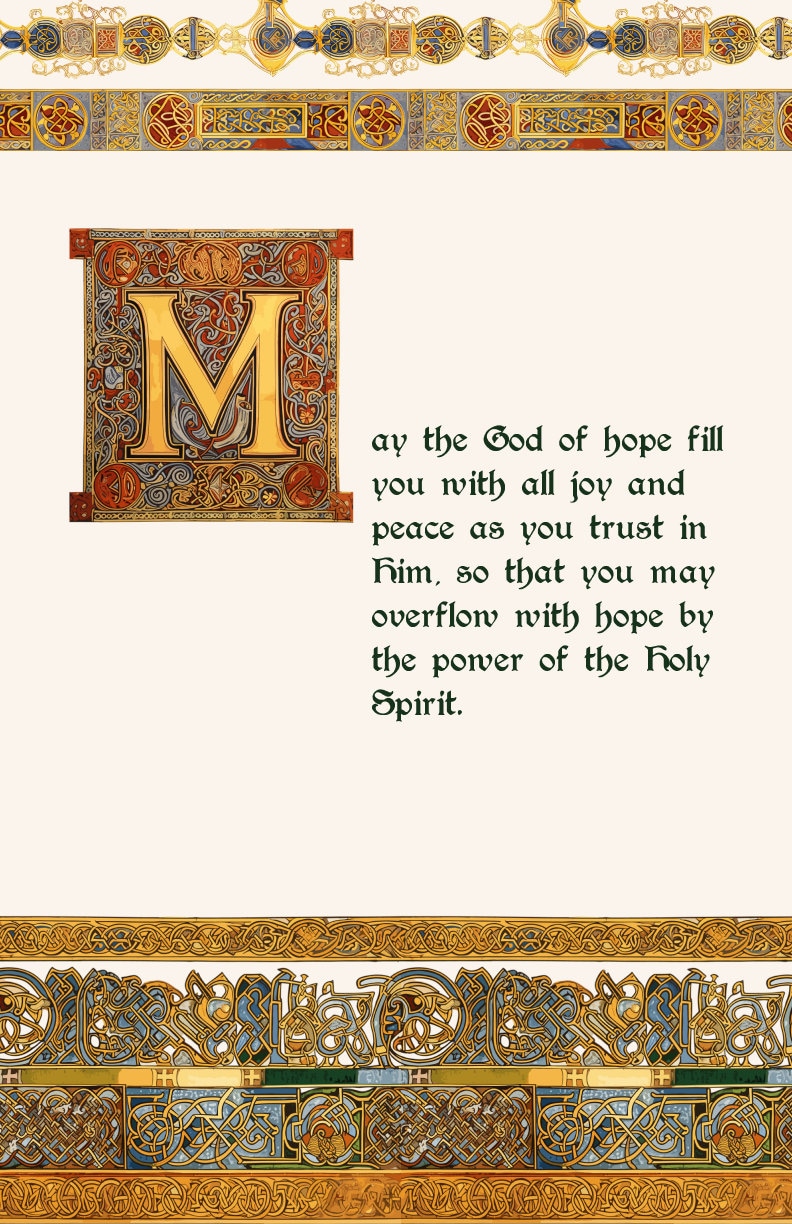 Book of Kells Alphabet | Transparent PNG SVG | Early Medieval ...