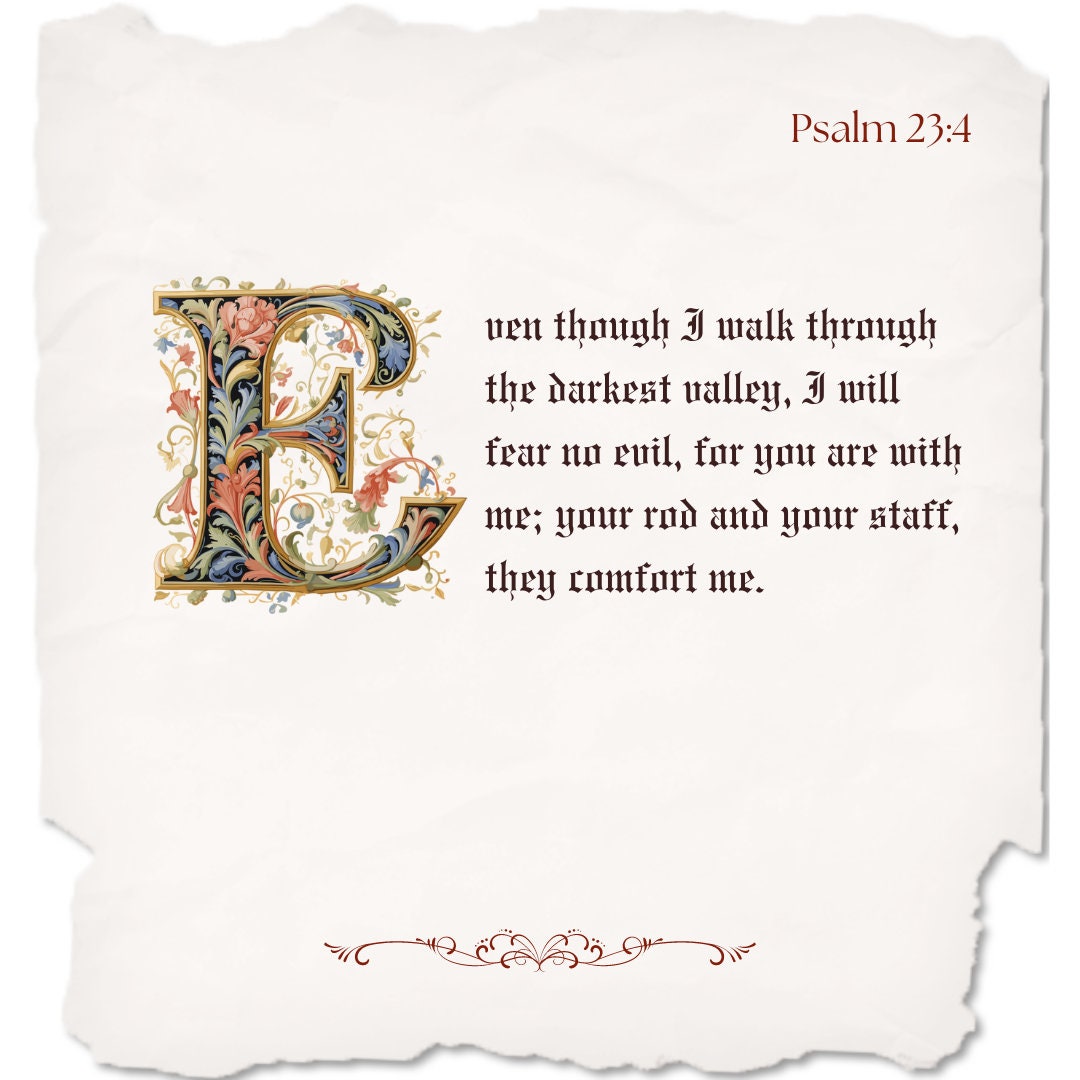 Fortitude Virtue Alphabet | Transparent PNG SVG | Medieval Illuminated ...