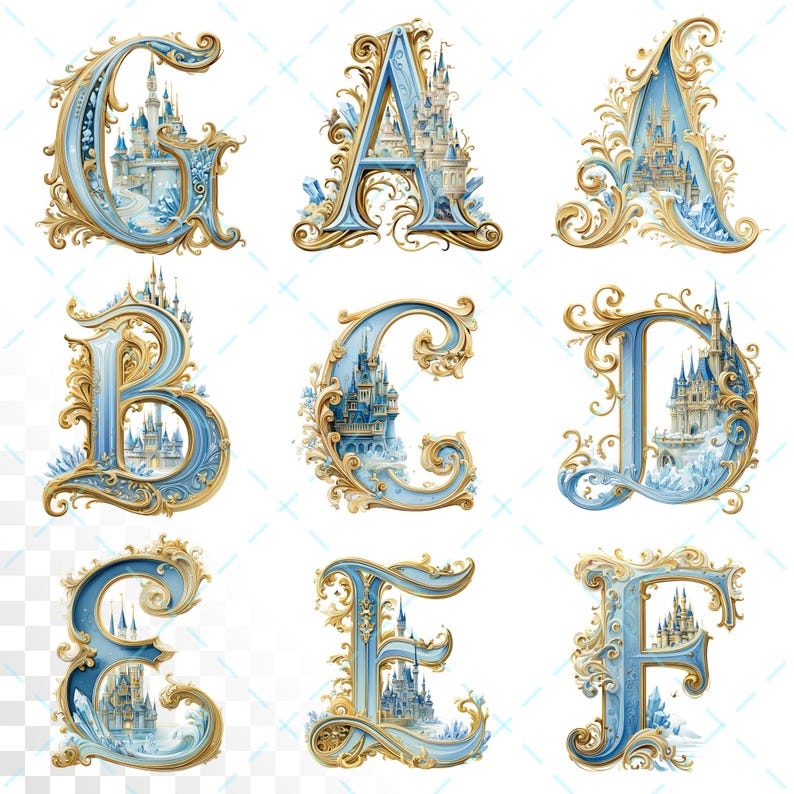 Cinderella Fairy Tale Alphabet | DIY Children’s Book | Transparent PNG ...