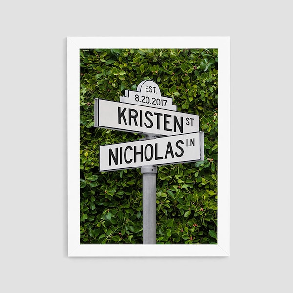 Wedding Street Sign - Etsy