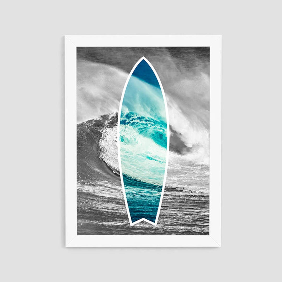 Surfboard Print, Surfboard Wall Art, Surfboard Printable, Surfboard ...