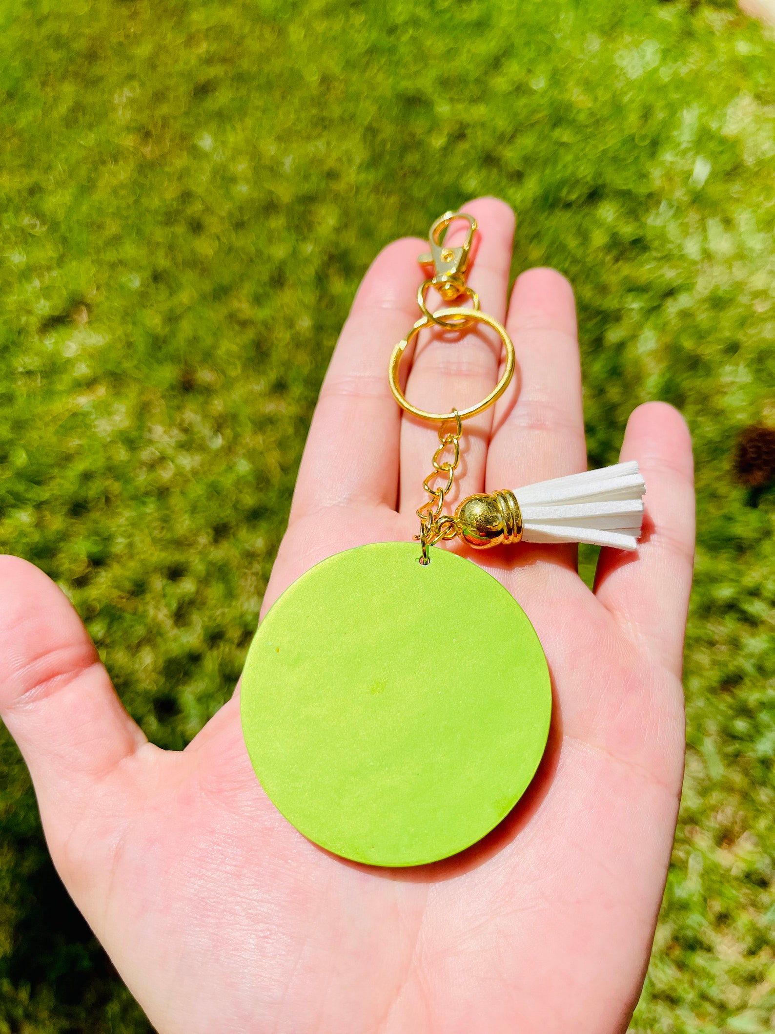 Mini Flower Garden Keychains Polymer Clay Keychains Green | Etsy