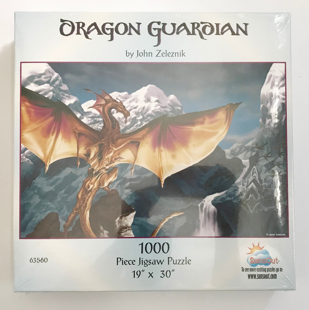Dragon Guardian Jigsaw Puzzle: Fantasy Art by John Zeleznik (1000 Piece ...