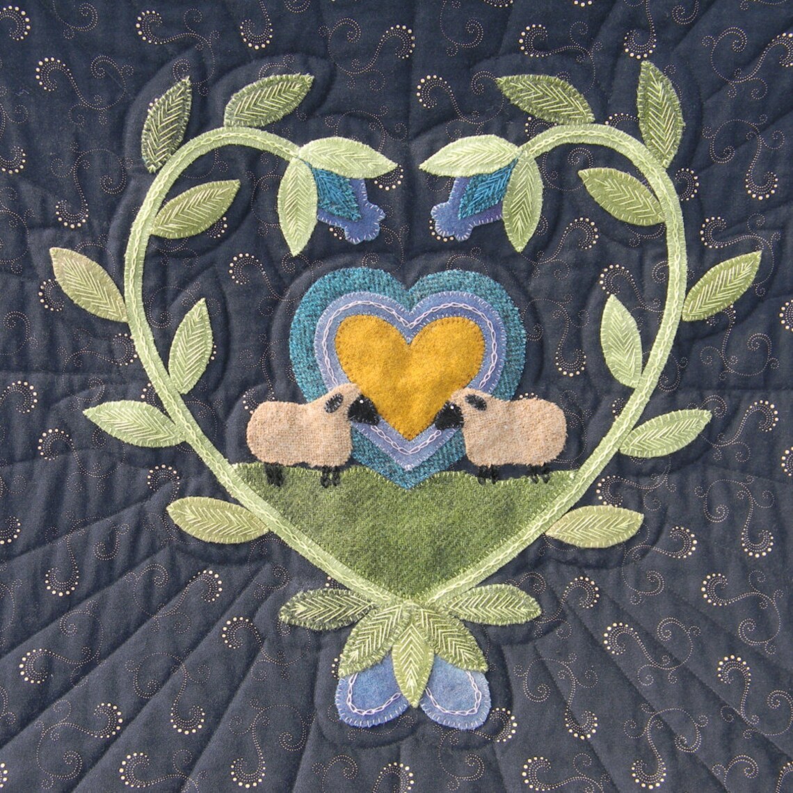 Feed My Sheep Wool Applique Quilt Pattern - Etsy