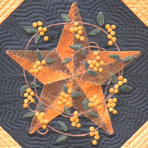 Bittersweet-wool Applique Quilt Pattern - Etsy