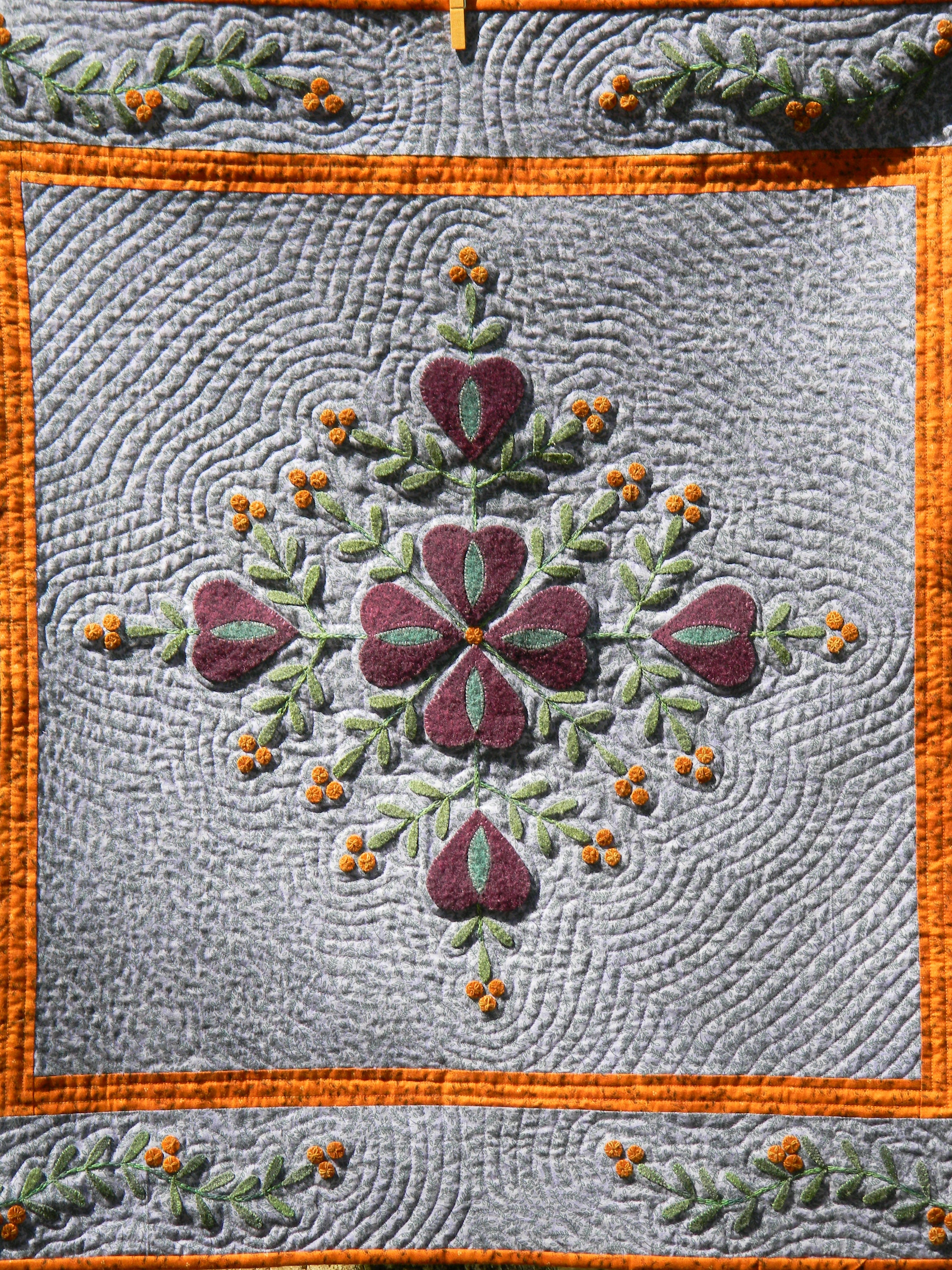 Heart Song Wool Applique Pattern - Etsy