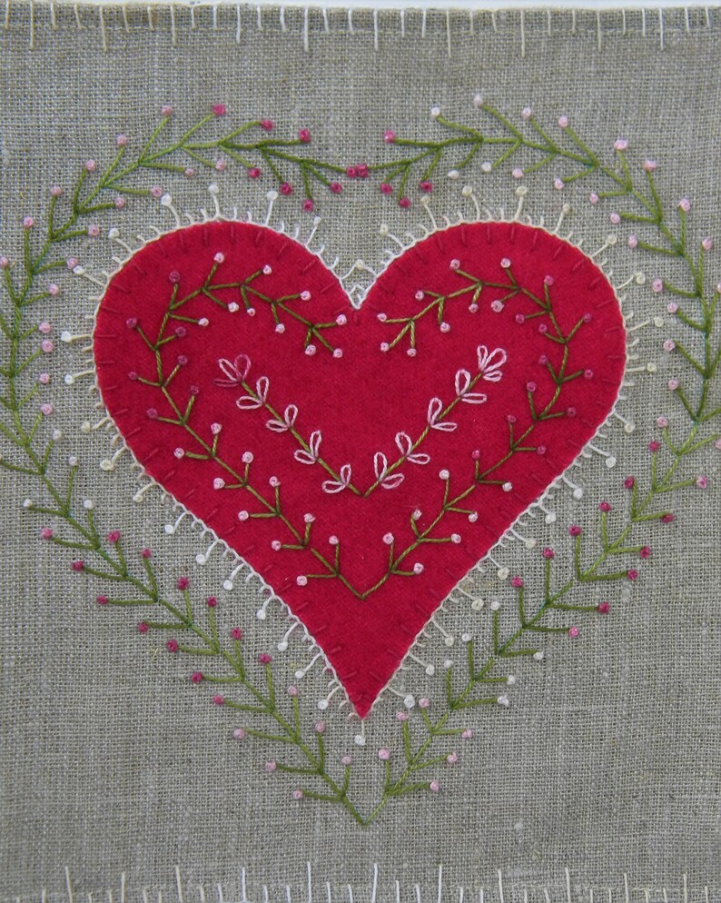 Farm Stand February BOM Heart Kit - Etsy