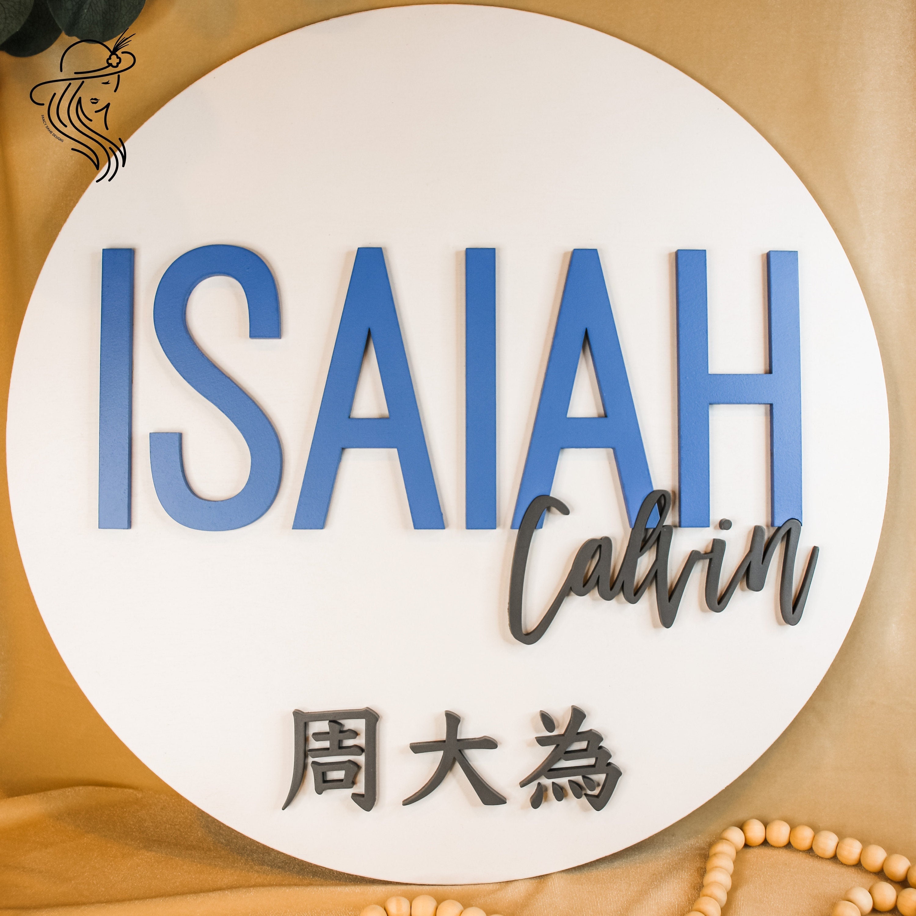 Wall Décor Personalized Korean Name Custom Chinese Name English and ...