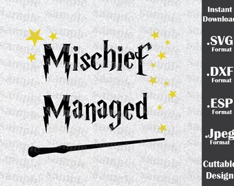 Mischief managed svg | Etsy
