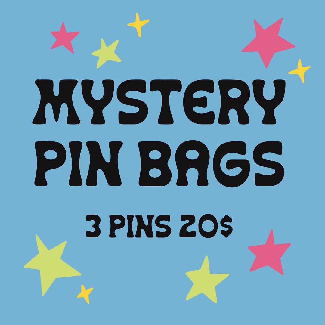Mystery Enamel Pin Grab Bag - Etsy