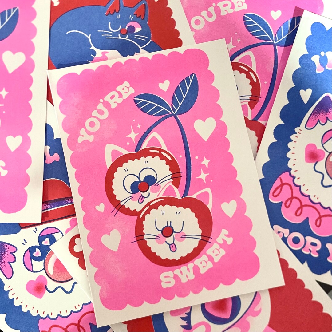 Valentines Card Pack - Etsy