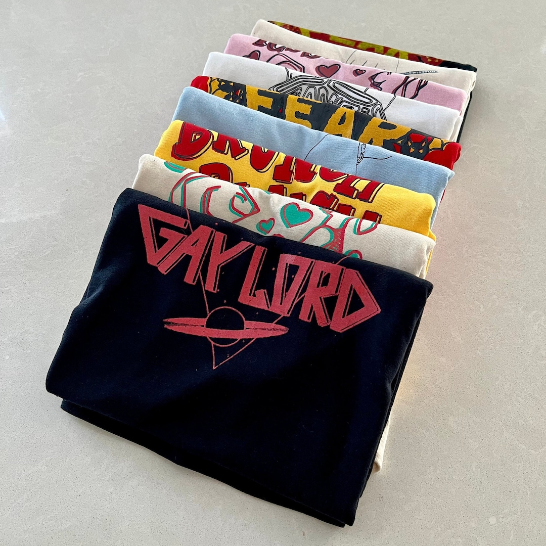Discounted Queer/pride T-shirts (printing Flaws), Size Small - Etsy