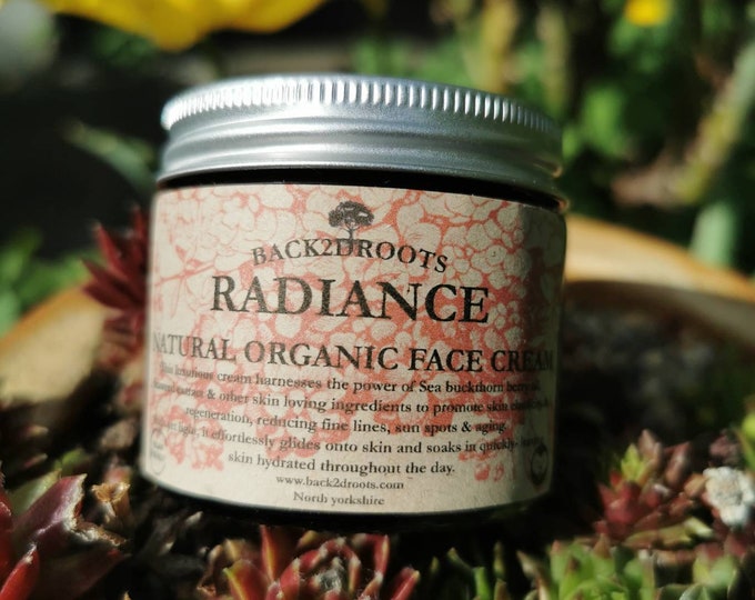 Radiance Organic Face Cream - Etsy