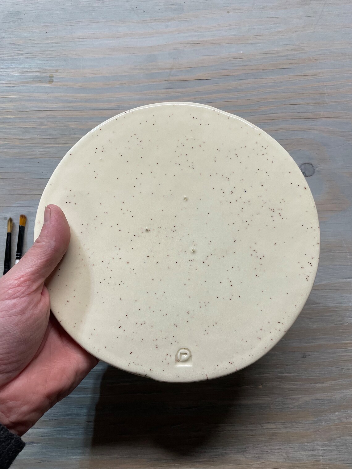Circular Ceramic Paint Palette - Etsy