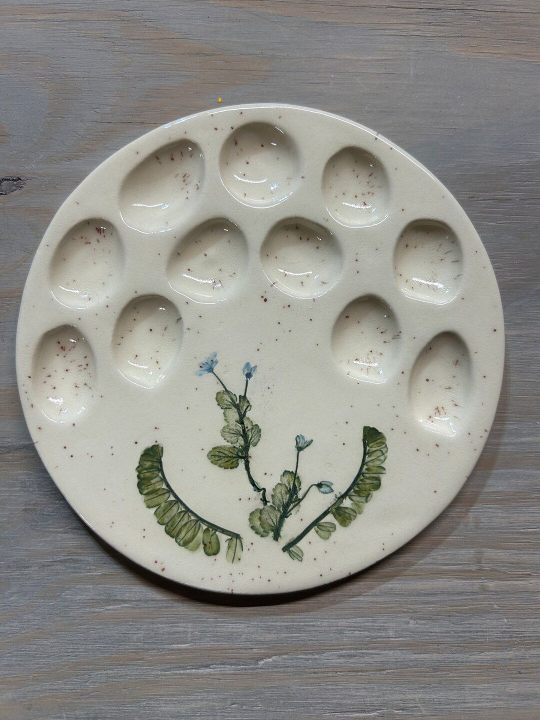 Circular Ceramic Paint Palette - Etsy