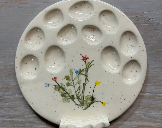 Circular Ceramic Paint Palette - Etsy