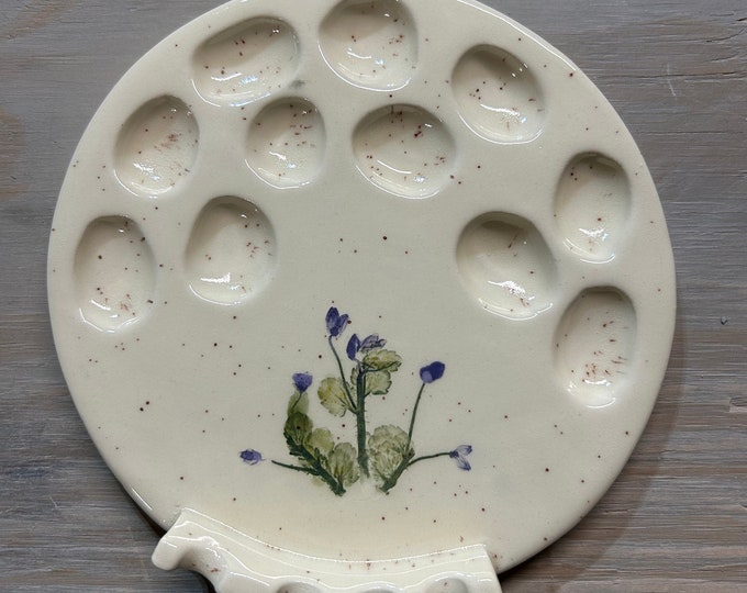 Circular Ceramic Paint Palette - Etsy