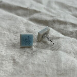 Ceramic Post Earrings - Etsy