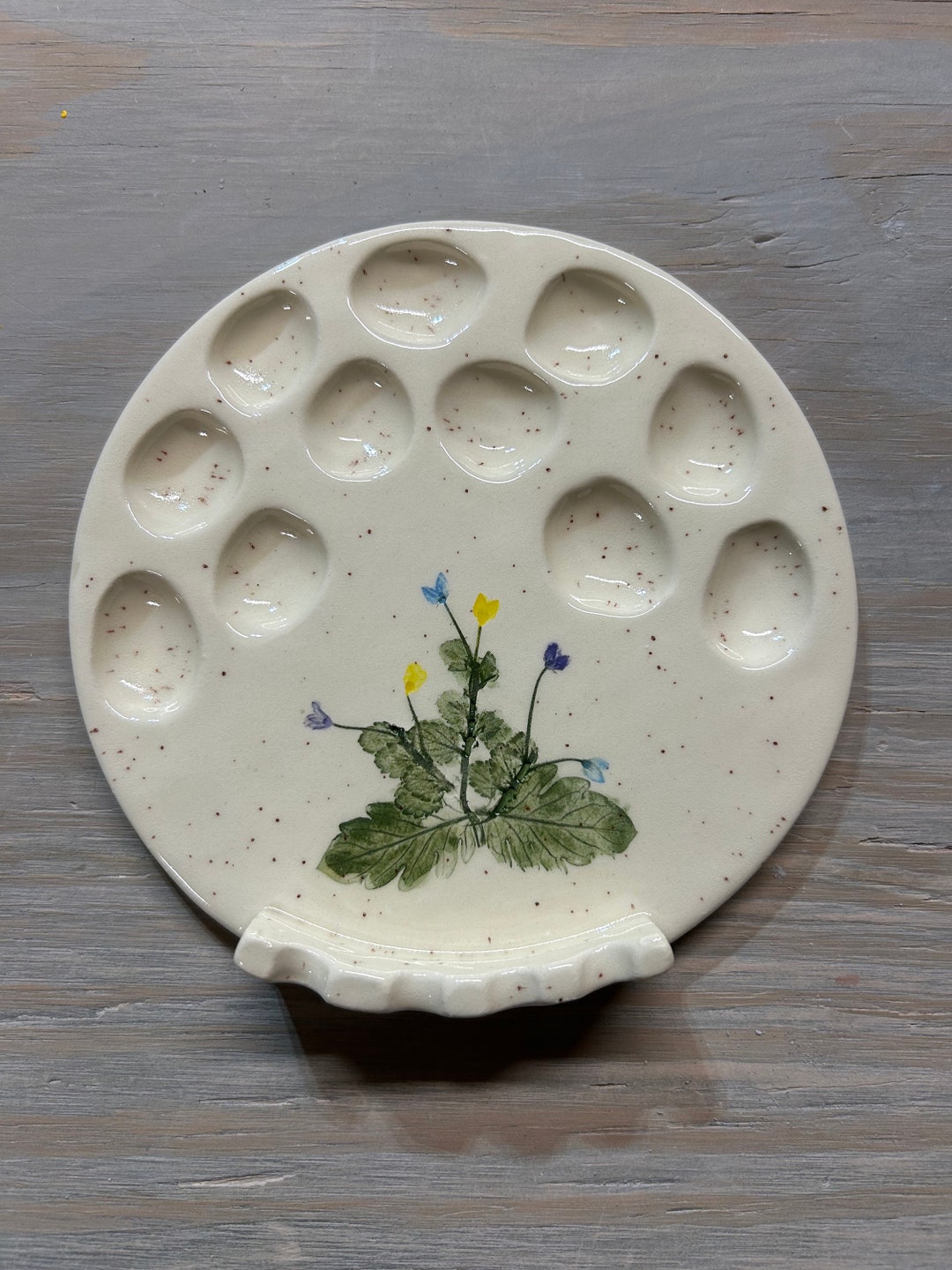 Circular Ceramic Paint Palette - Etsy