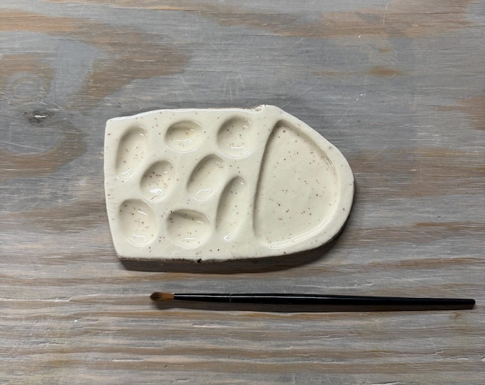 Circular Ceramic Paint Palette - Etsy
