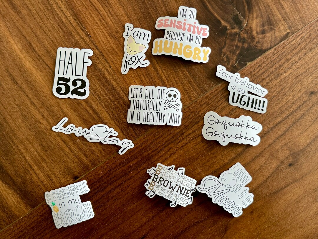 SKZ Quote Stickers - Etsy
