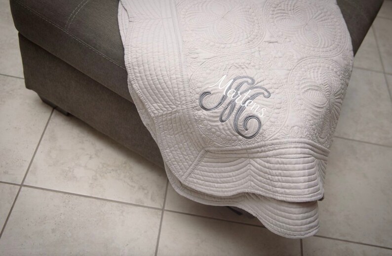 Personalized Lap Heirloom Keepsake Blanket Quilt 100% Cotton | Etsy