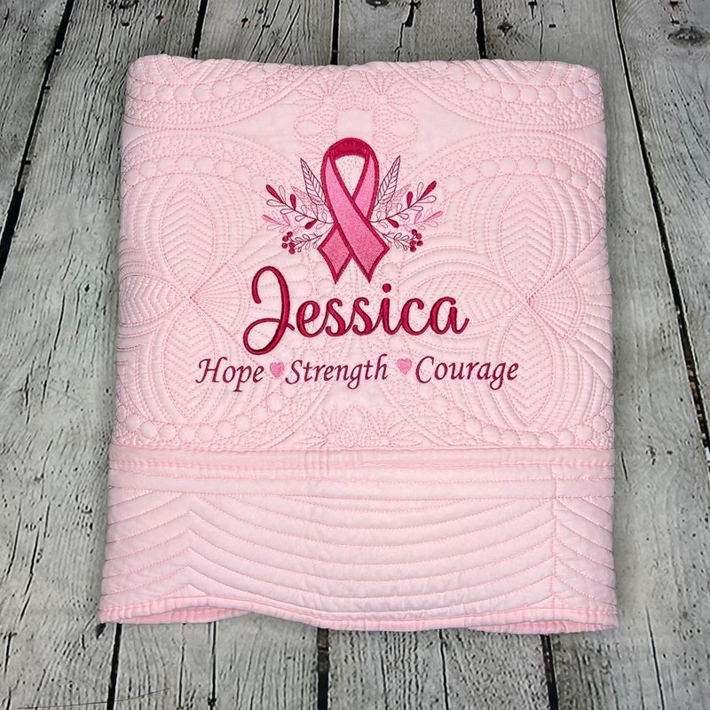 Breast Cancer Quilt - Etsy