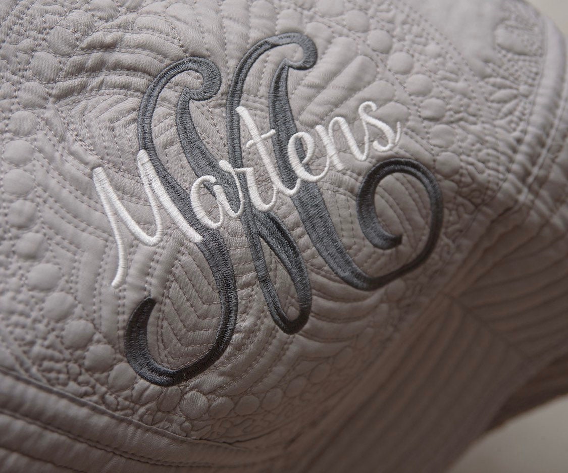 Custom Personalized Quilt Monogramed Large Lap Heirloom Quilt - Etsy