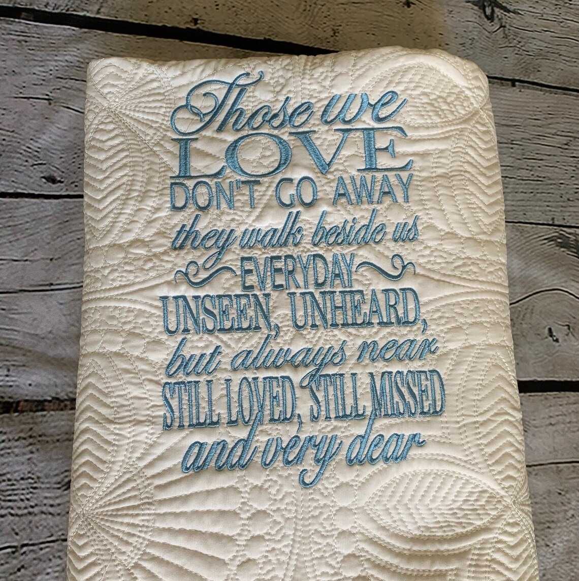 Loved One Quilt in Memory of Quilt Memorial Gift Loss of - Etsy