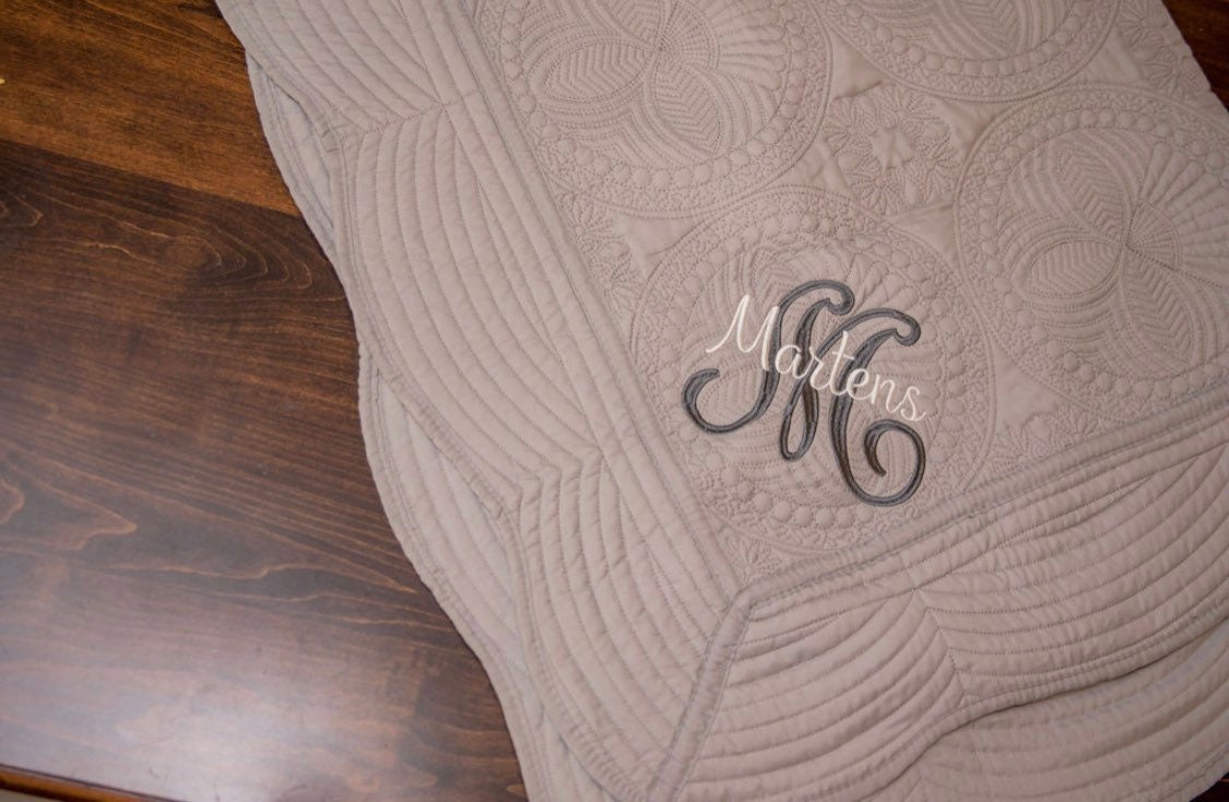 Personalized Lap Heirloom Keepsake Blanket Quilt 100% Cotton | Etsy
