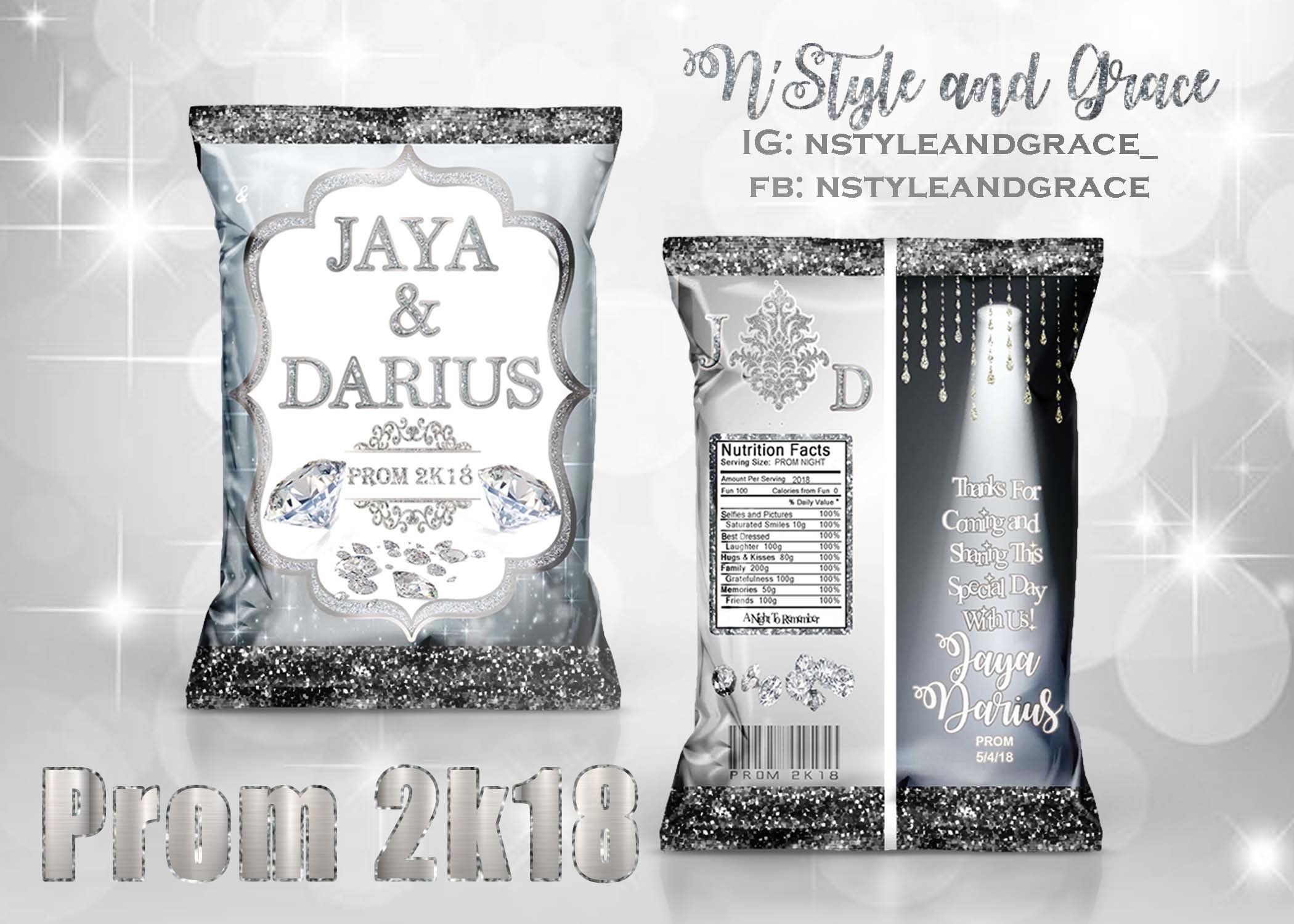 Prom Chip Bag - Etsy