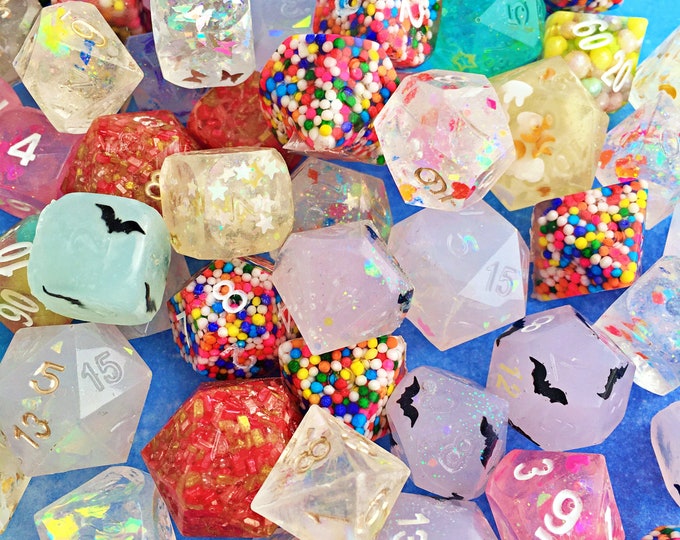 10 for 10, Ten Randomly Chosen Grade B Dice! Grab Bag Mixed Polyhedral ...