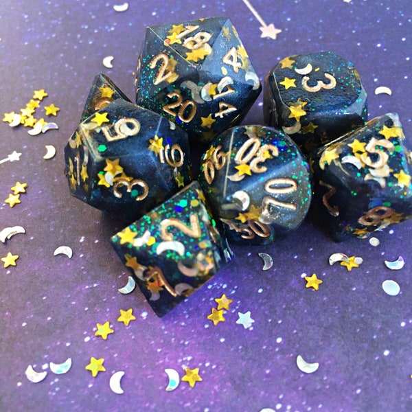 Moon Dice - Etsy