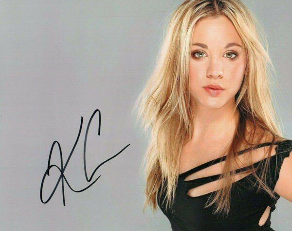 Kaley Cuoco 8x10 print Signed Autograph Reprint | Etsy