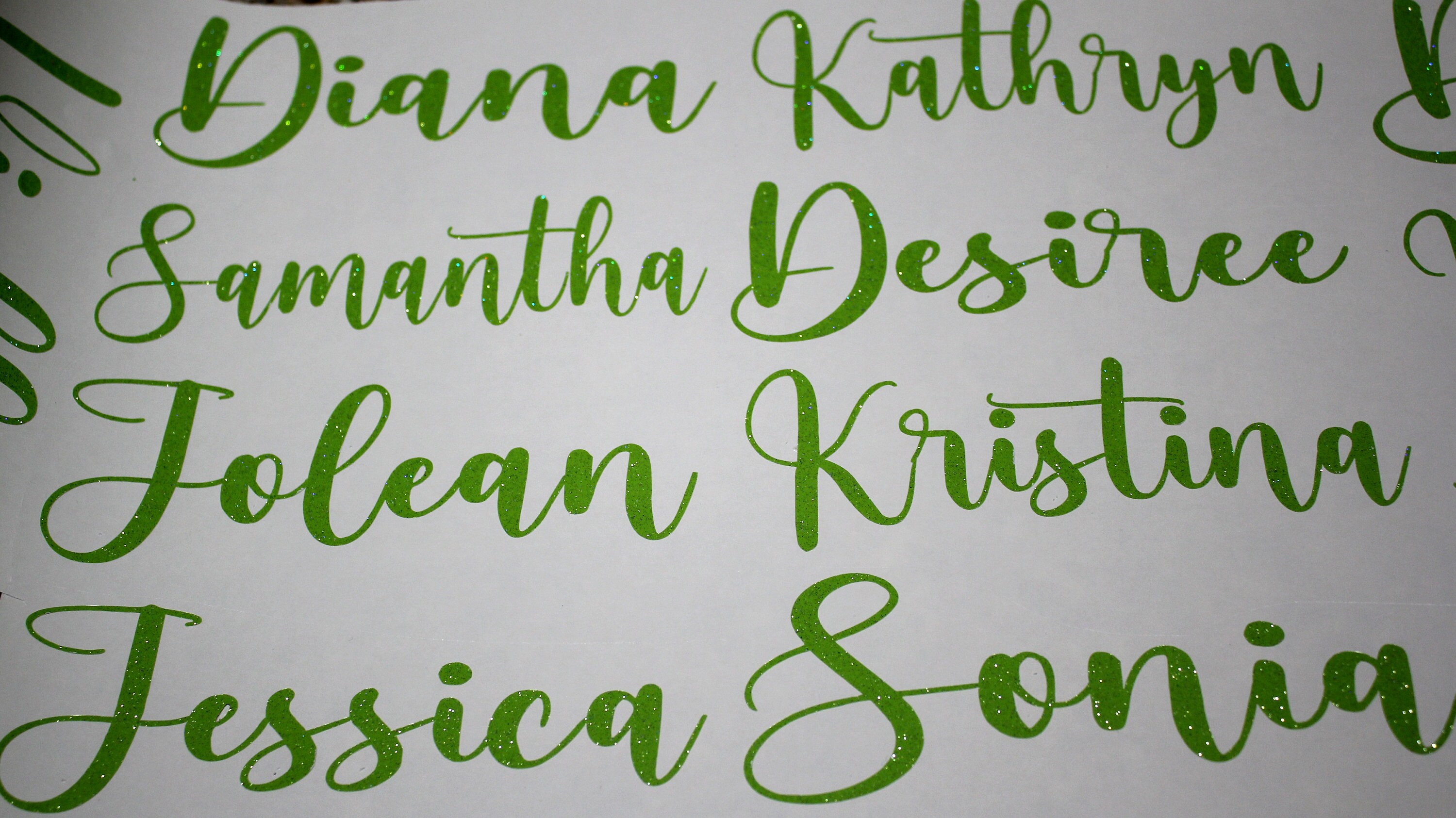 Calligraphy Vinyl Lettering, Handwriting, Glitter, Decals Tumblers ...