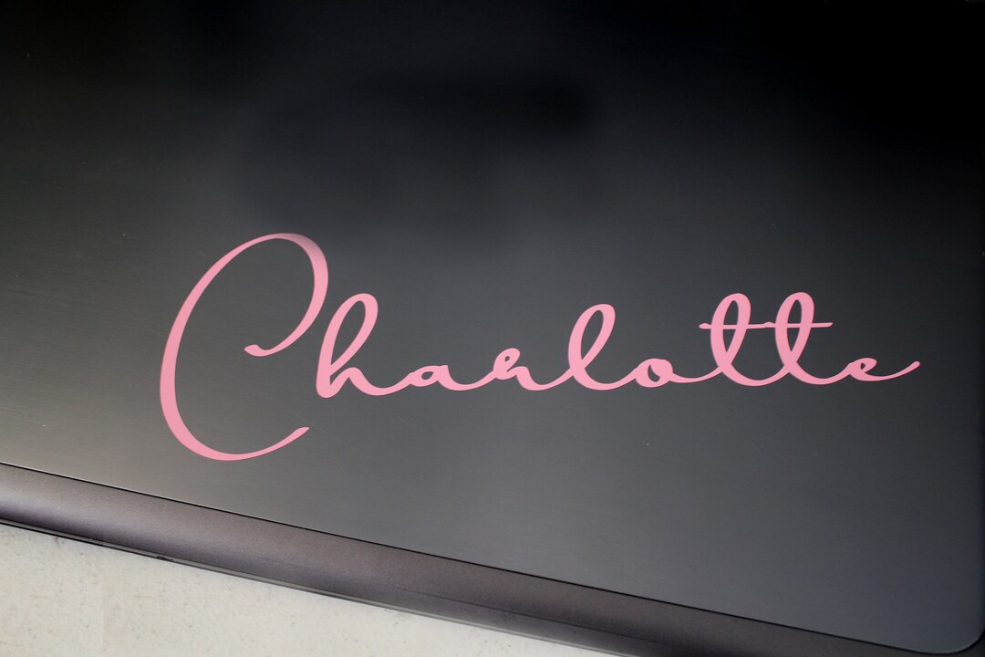 Laptop Decal, Laptop Sticker, Custom Computer Vinyl Lettering, Stickers ...