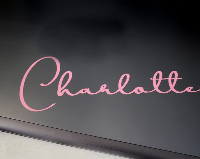 Laptop Decal, Laptop Sticker, Custom Computer Vinyl Lettering, Stickers ...