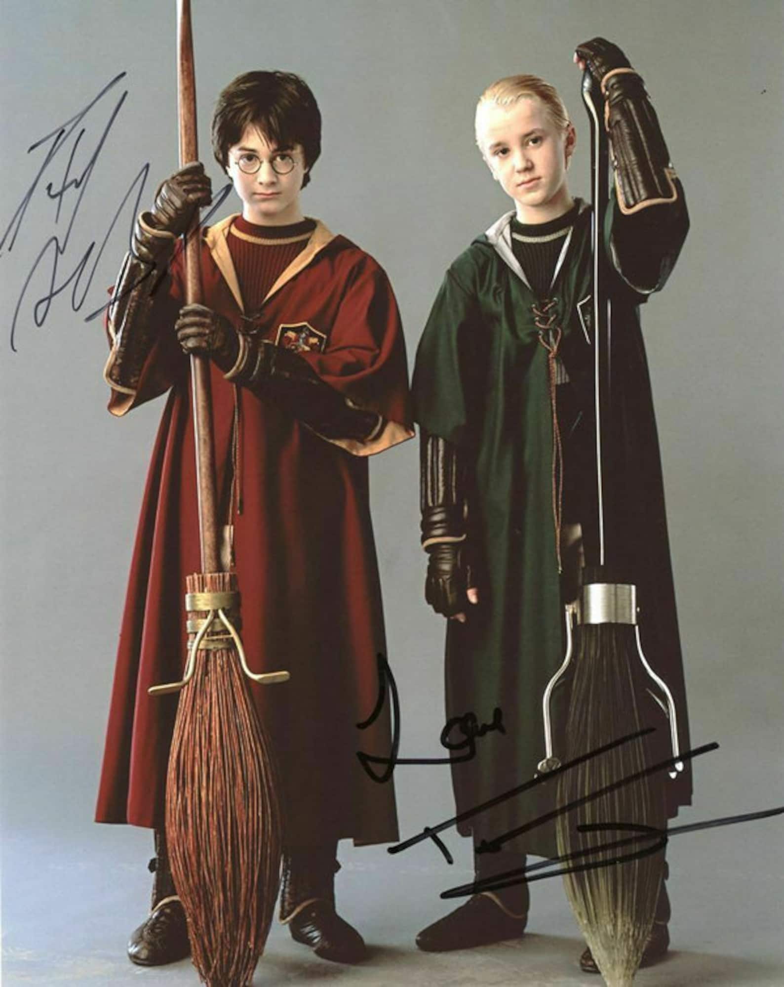 Daniel Radcliffe Tom Felton Harry Potter Autographed Signed | Etsy