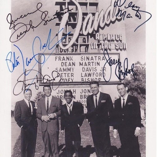 The Rat Pack Replica Autographed Baseball Frank Sinatra Sammy - Etsy