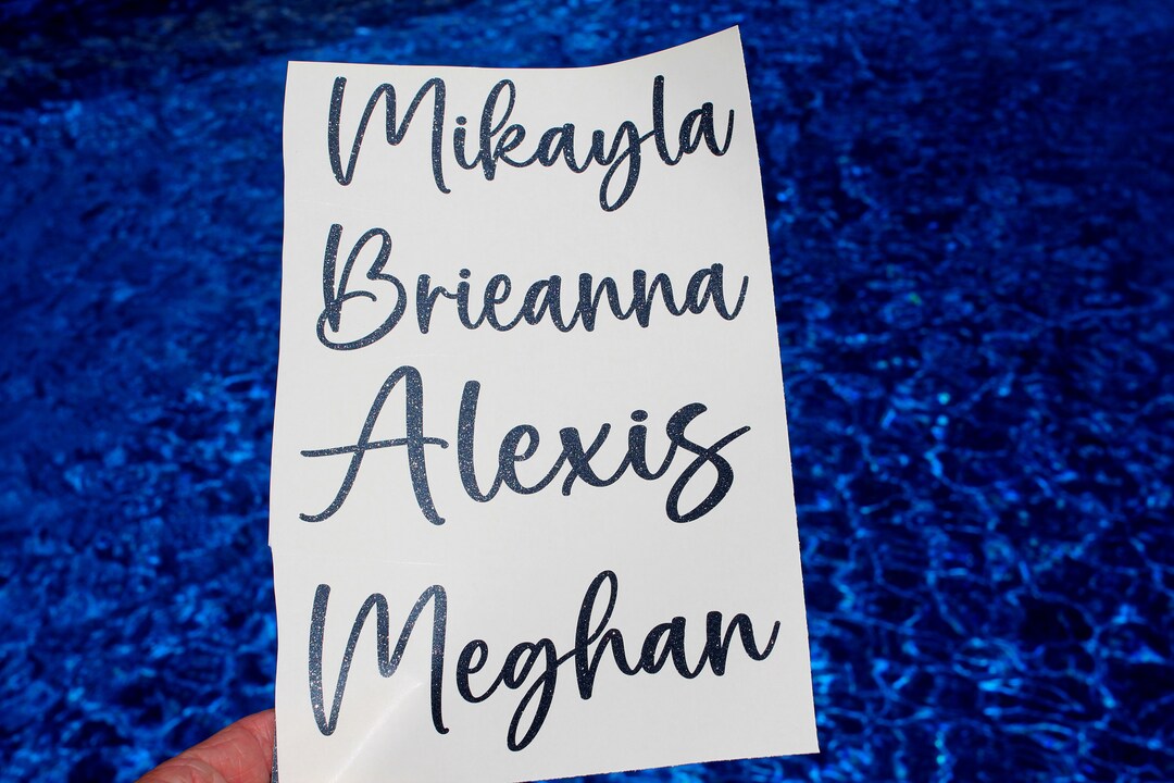 Decals for Tumblers, Name Decal, Vinyl Words, Names, Vinyl Sticker ...